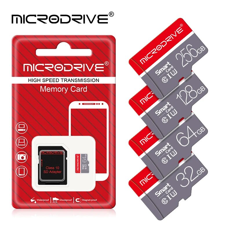 Micro SD карта памяти 256 МБ Class 10