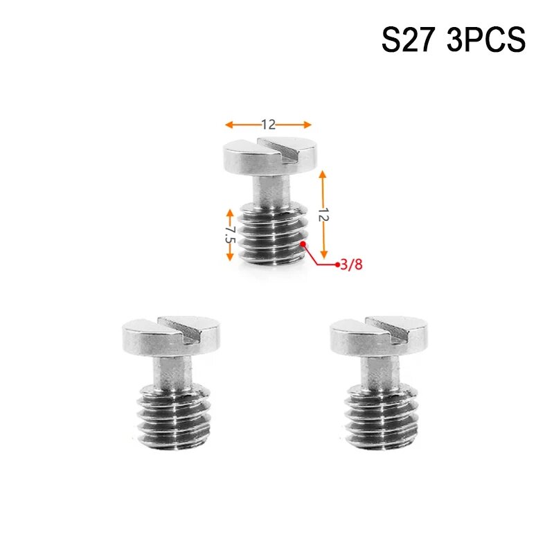 Быстросъемный винт адаптер LULIMING для штатива S27 3PCS