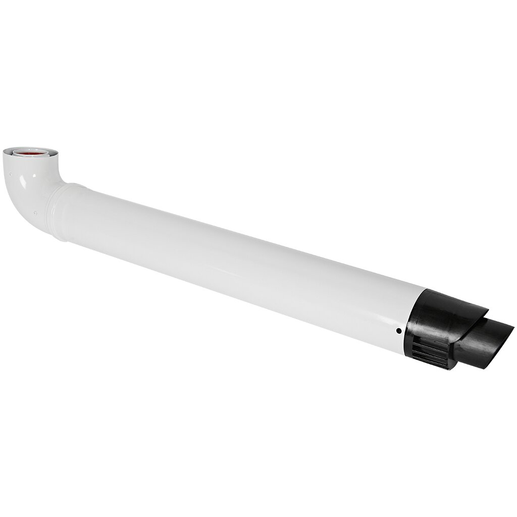 Rommer Комплект дымохода Стандарт 60/100 труба 800мм с флянцем (Protherm Рысь, Baxi Nova, FB VARME)