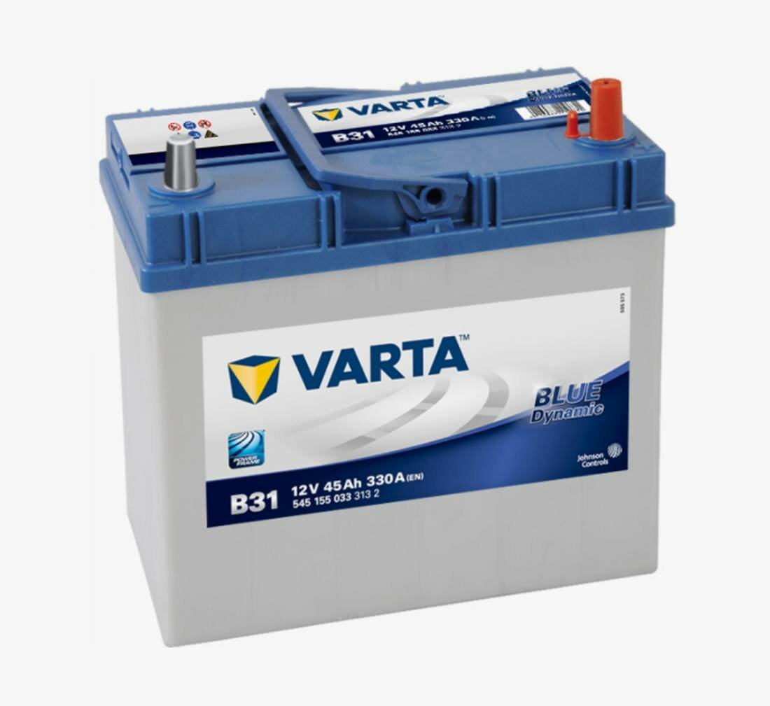 Аккумулятор автомобильный VARTA B31 BLUE dynamic 45 а/ч 330А VAR545155-BD