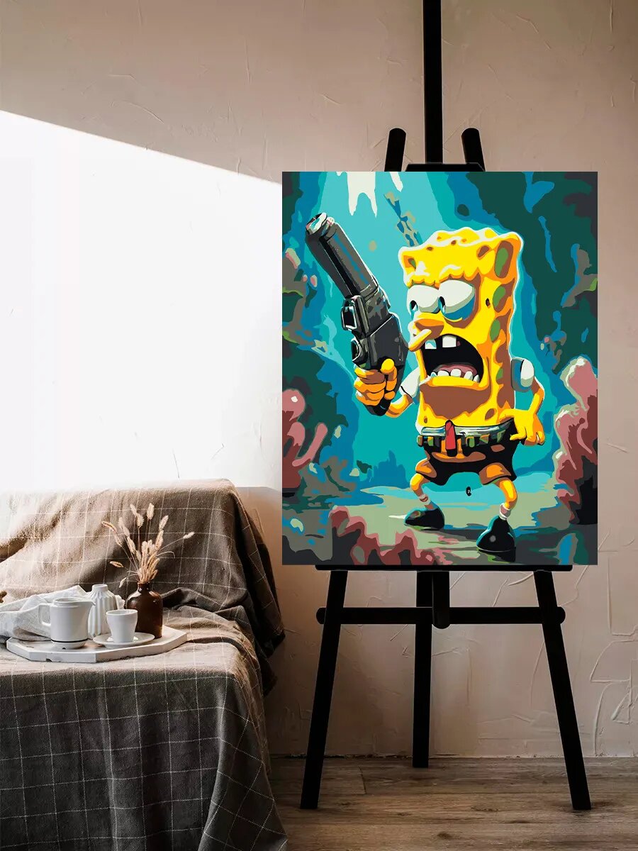 Картина по номерам Спанч Боб