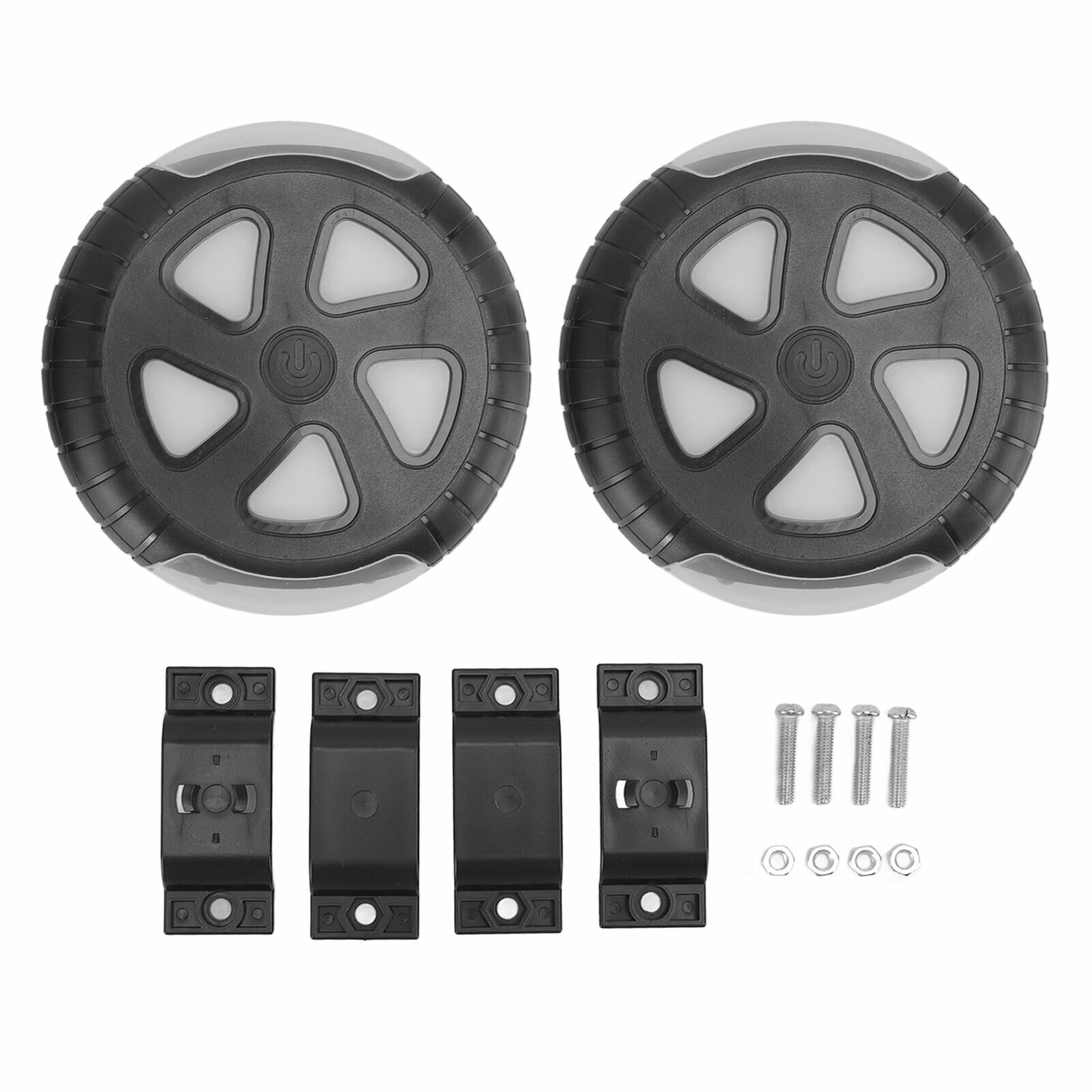 1 пара фонарей для коляски, водонепроницаемые, простые в установке, светодиодные фонари для коляски, защитные фонари для коляски для инвалидной коляски