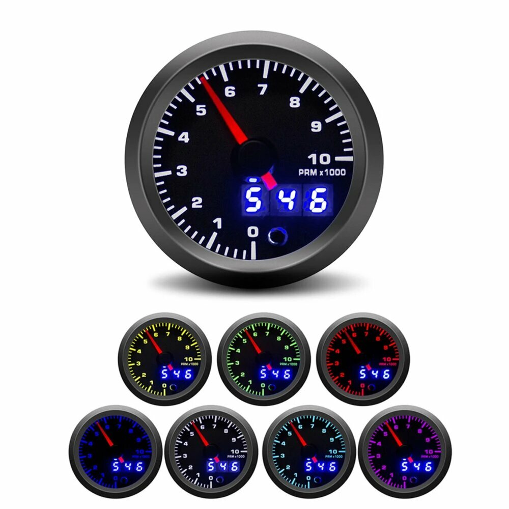 Тахометр PRM Boost 52 мм, измеритель температуры воды, масла, температуры, масляного Tachometer