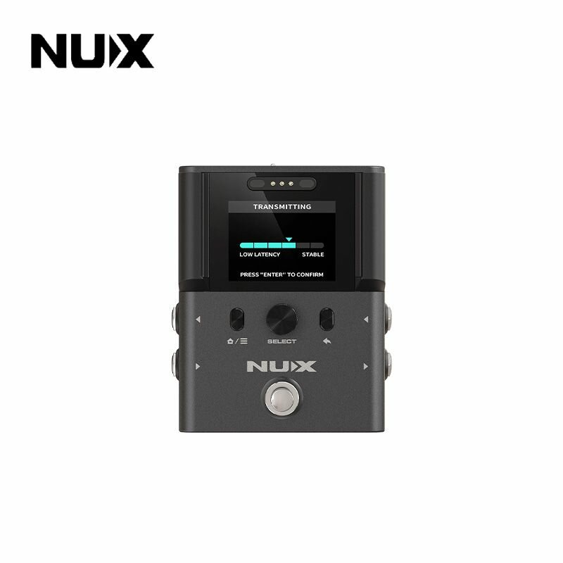 NUX B-8 Беспроводная система для гитары, баса, различных инструментов с электронными звукоснимателями. Встроенный усилитель/тюнер