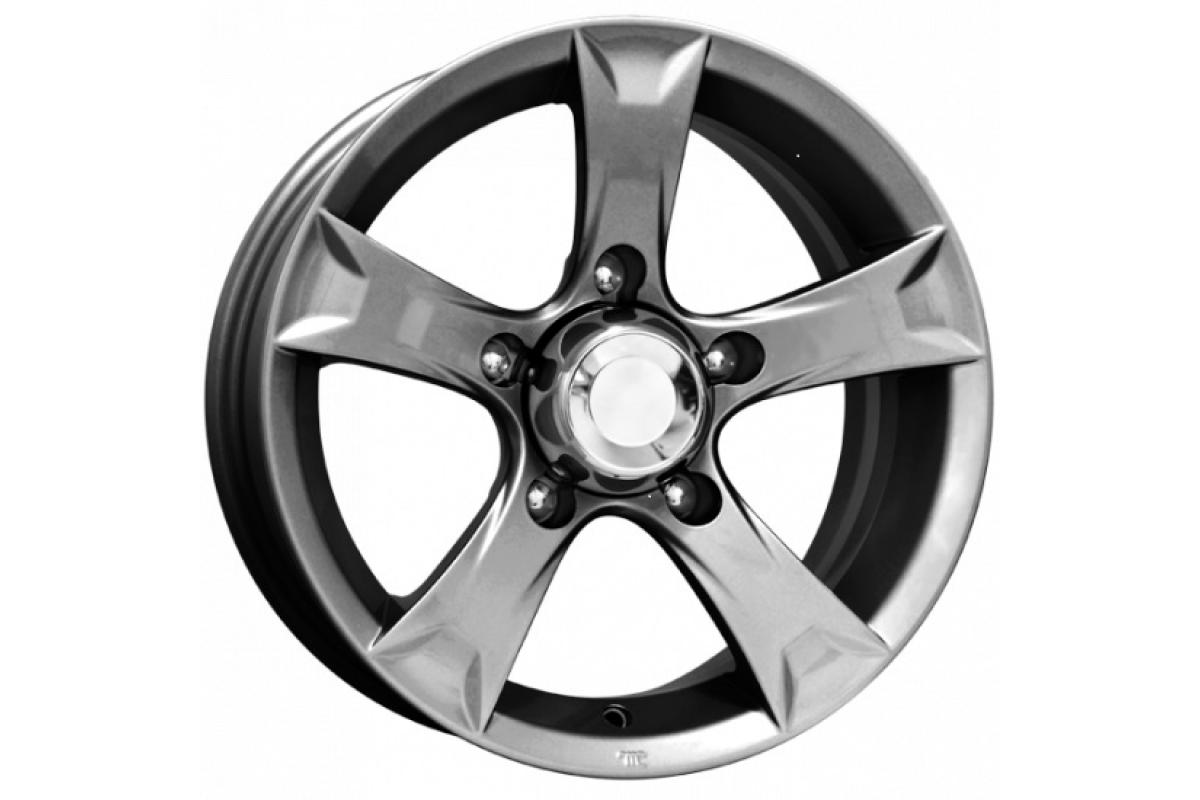 Диск литой КиК R15 6.5J 5x139.7/98 ET30 Триал Дарк платинум 72595