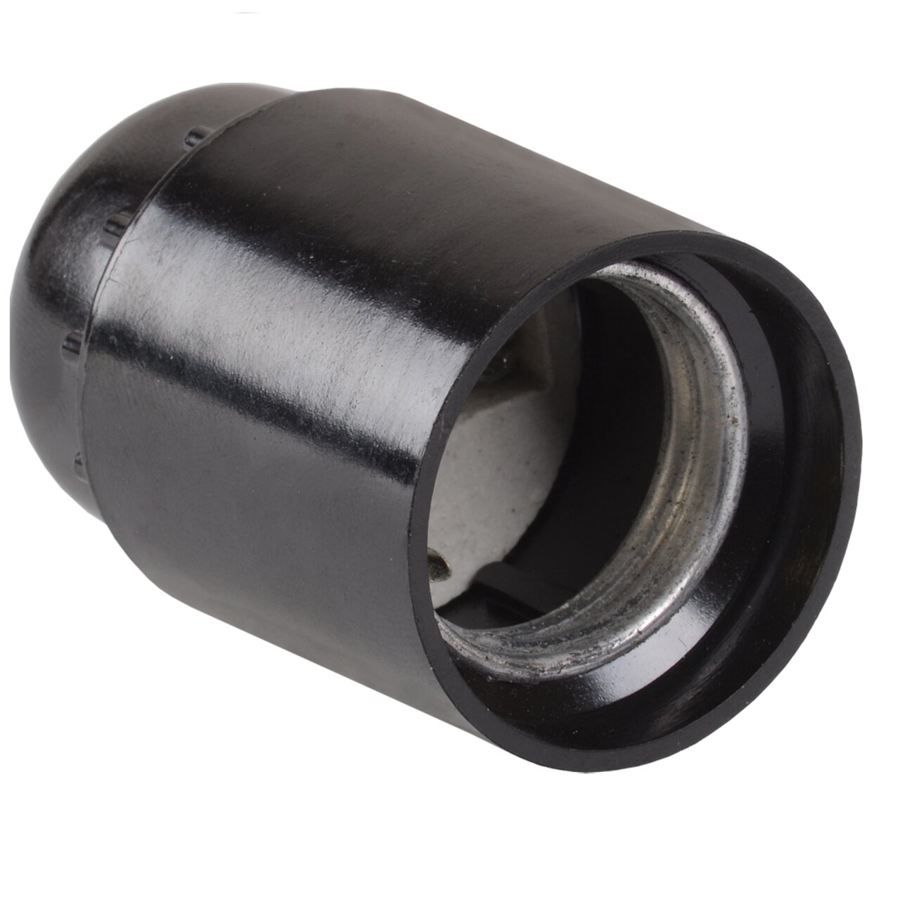 Патрон подвесной карболитовый Е27 черный для светильников и декоративных ламп