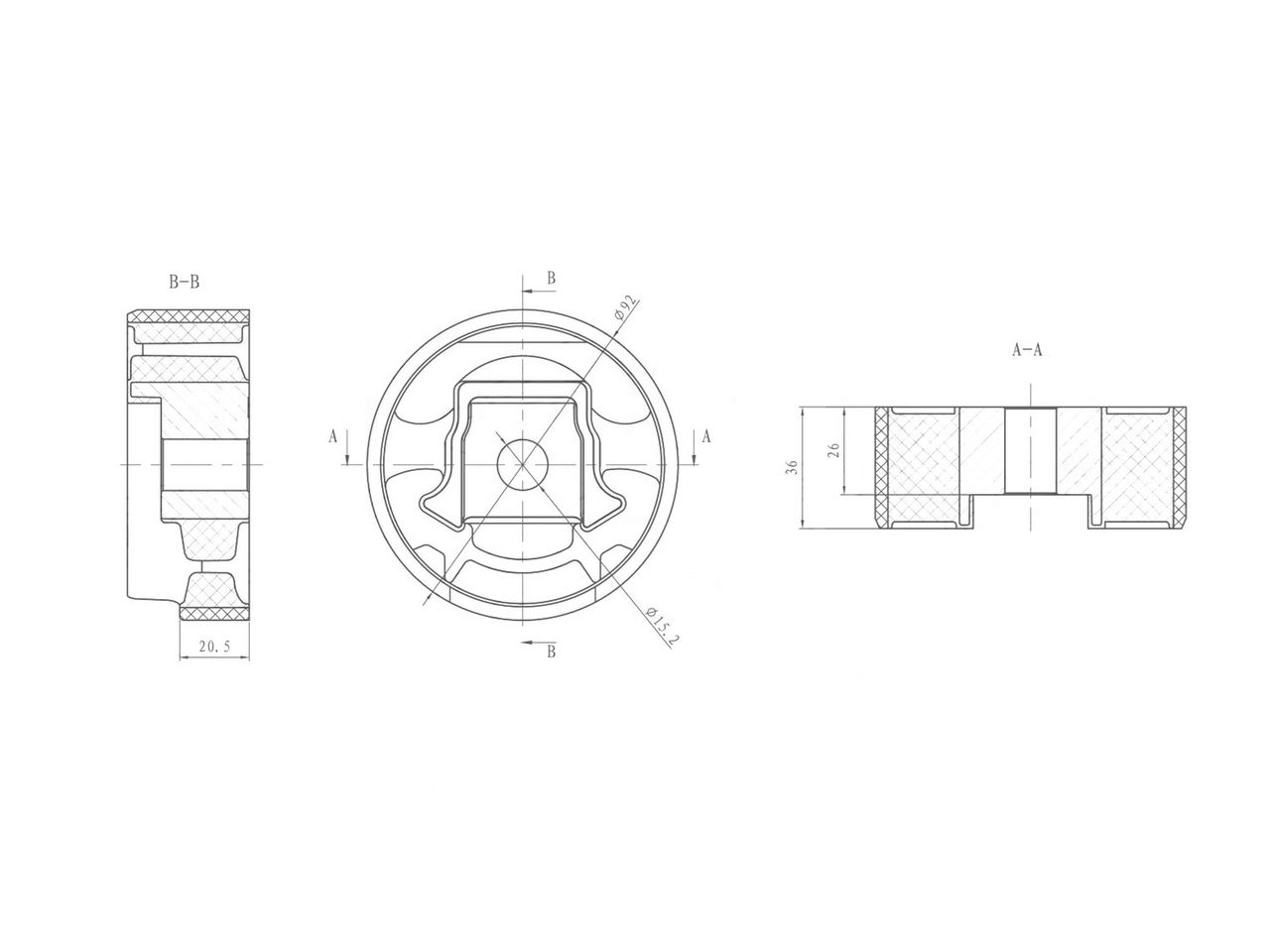 UNIO RMP-15043 (1K0199313AQ / 1K0199313AS / 1K0199867) опора двигателя нижняя VW Passat (Пассат) b6, b7 05-, Golf (Гольф)