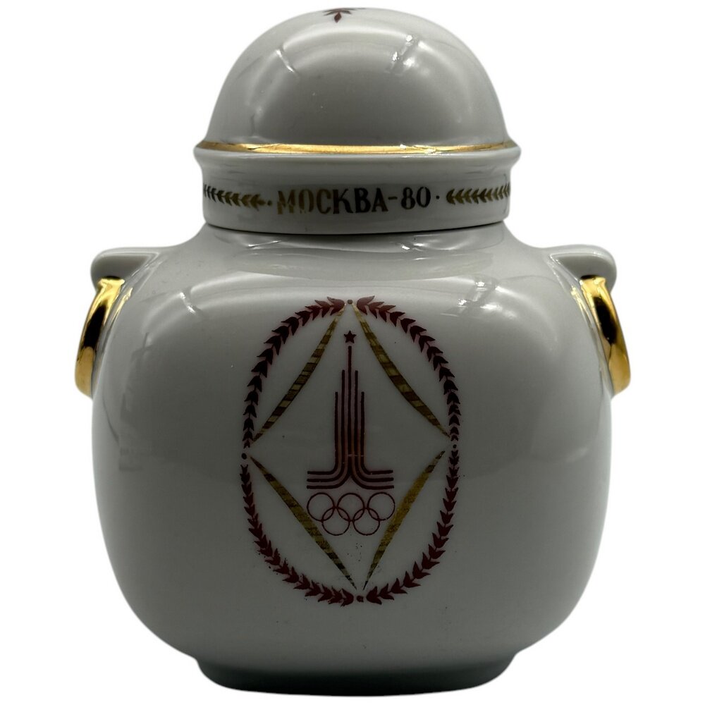 Чайница "Москва - 80", автор Яковлева С. Е, фарфор, 1978-1980 гг, ЛФЗ, СССР