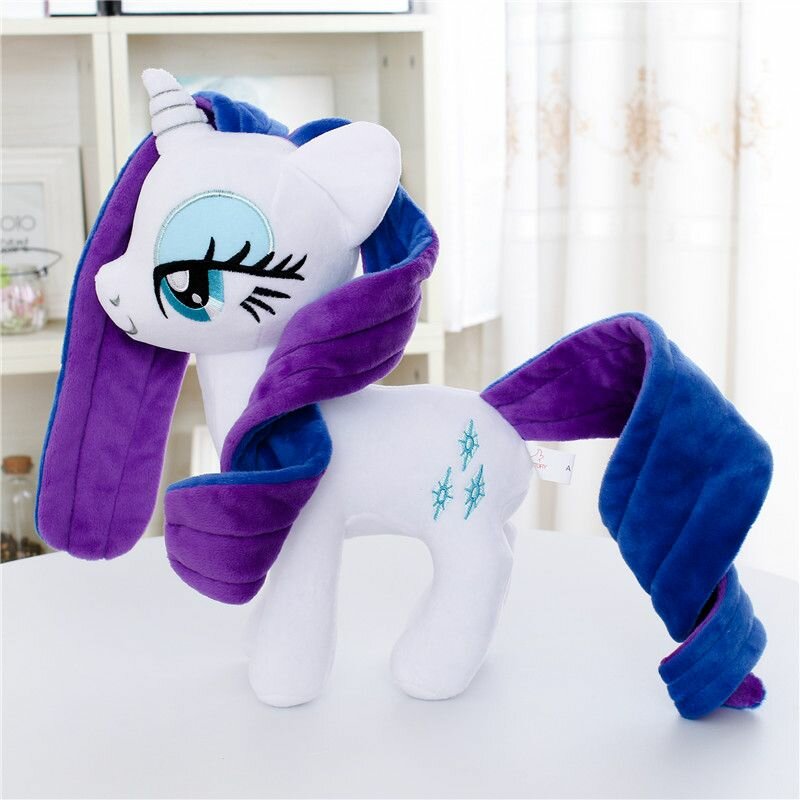My Little Pony Плюшевые игрушки, куклы, подарки на день рождения для девочек,33cm