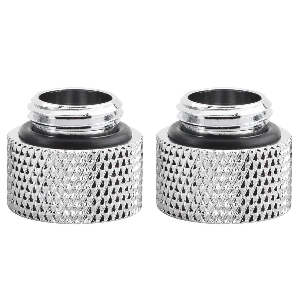 2pcs Water Cooling G1/4 Male to Female Extender Fitting Adapter Screw Seat (10mm)