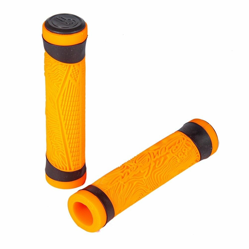 Грипсы Enlee XR-10 125мм с закрытым торцом, оранжевые