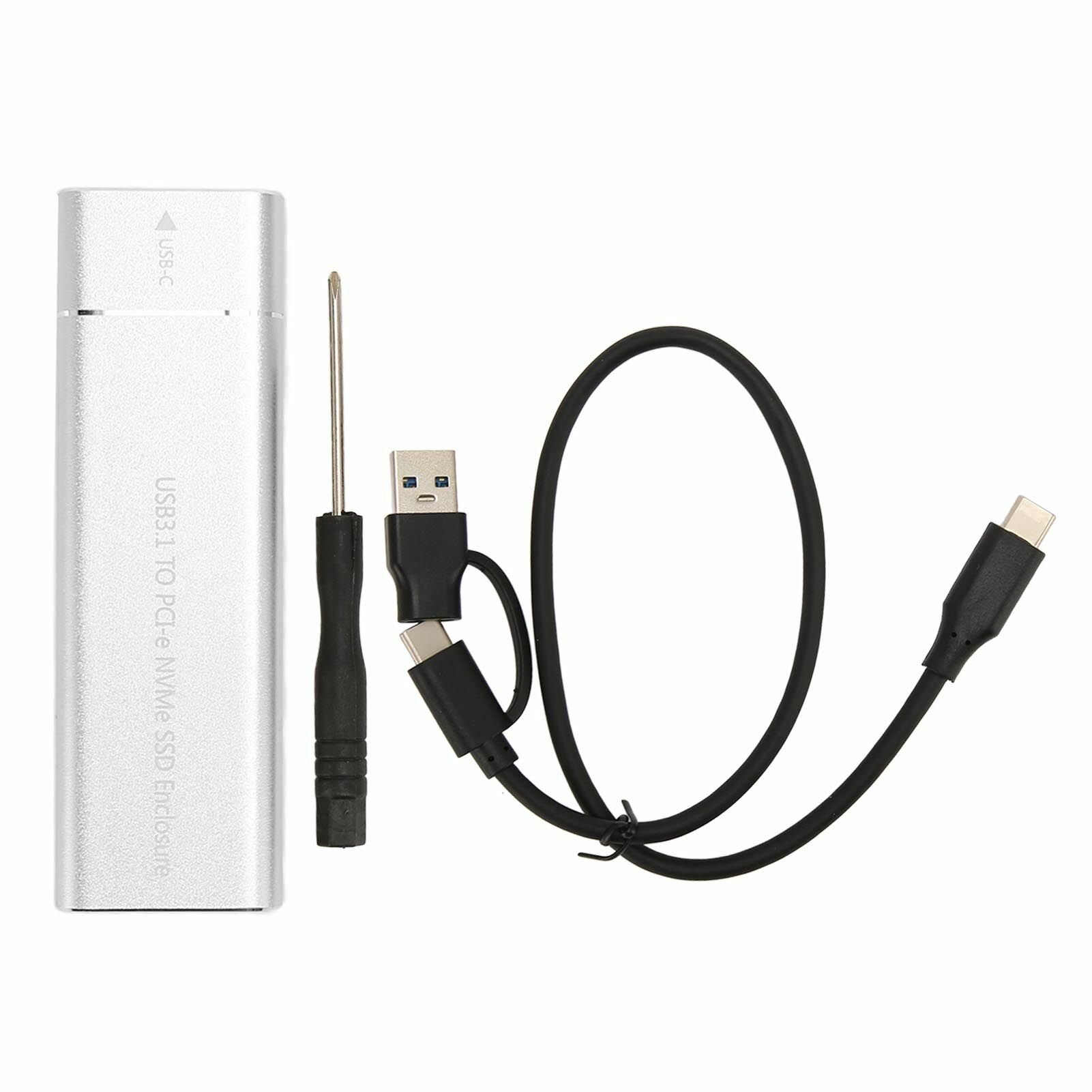 Корпус M.2 NVMe 10 Гбит/с, Type-C, 2 ТБ, 2230-2280, OTG