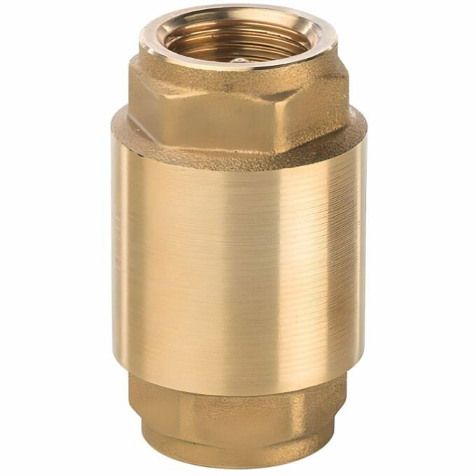 Обратный клапан Millennium, латунь,11/2", Ду 40, с пружинным механизмом, Россия