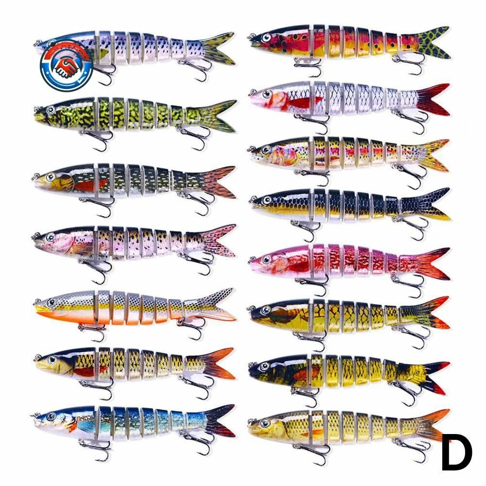 Поппер приманка для спиннинга, реалистичная многосекционная блесна плавающая, яркие цвета, 13,4 см, крючок 6#, универсальная приманка на окуня щуку форель