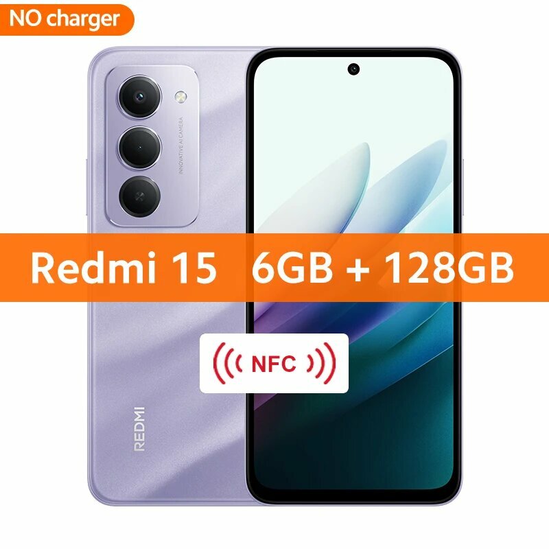 Смартфон Xiaomi Redmi 15, 6/128ГБ, global