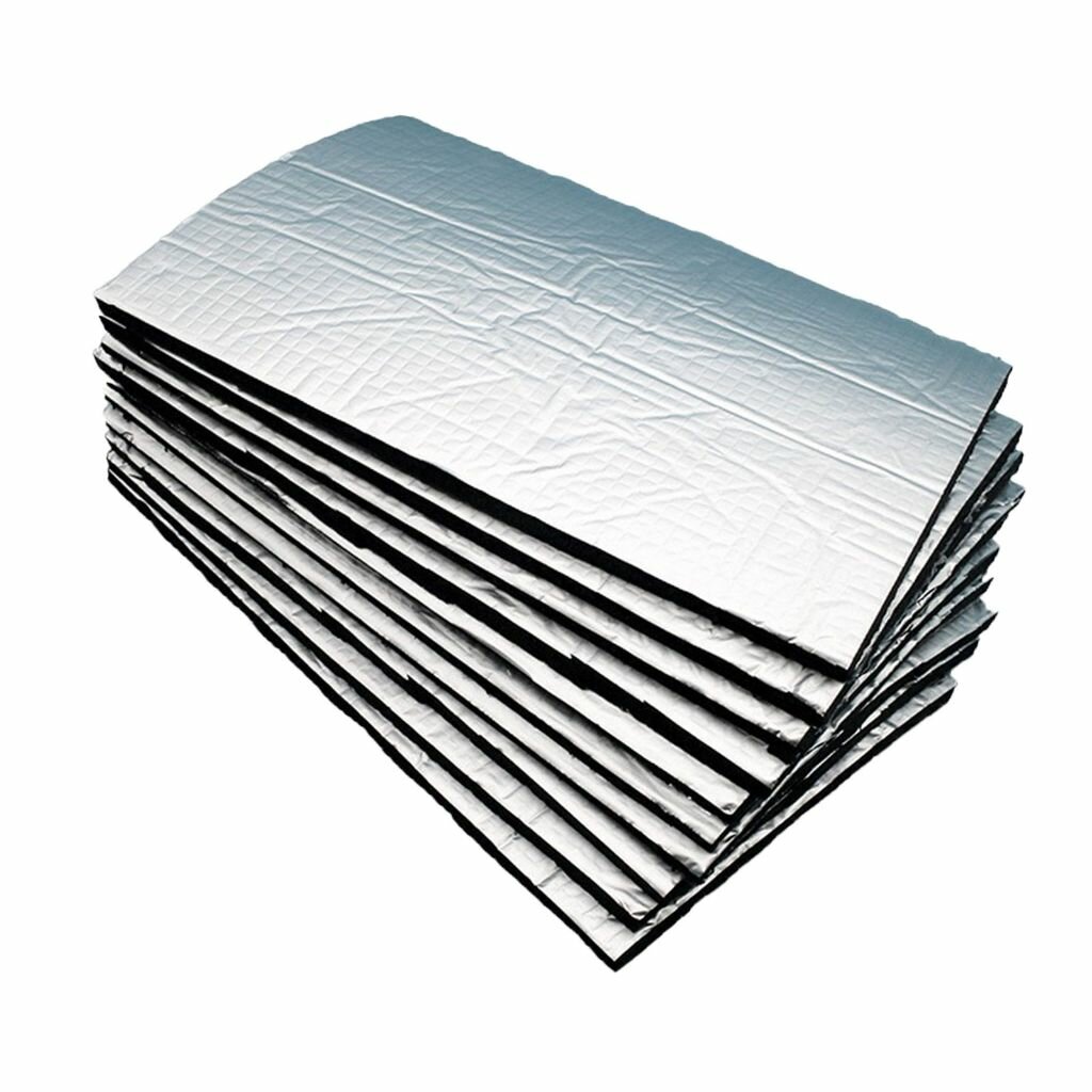 10шт Автомобильных шумопоглощающих и теплоизоляционных ковриков, которые легко режутся и устанавливают тепловой барьер для различных моделей автомобилей