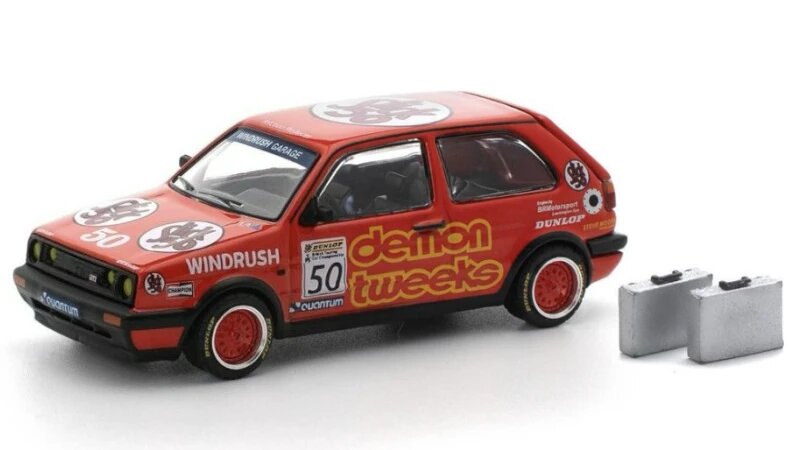 XCartoys 1:64 GTI Mk2-TEAM DEMON TWEEKS BTCC 1988, литая под давлением модель автомобиля