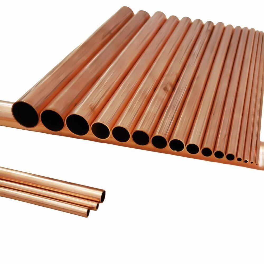 Медная труба 20x18x500мм толщина стенки 1 мм внешний диаметр 20 мм внутренний диаметр 18 мм длина 500 мм