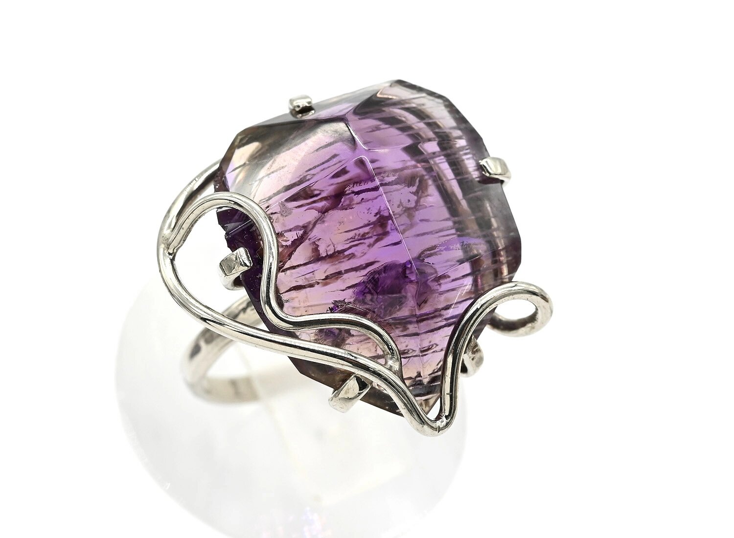 Кольцо, аметрин