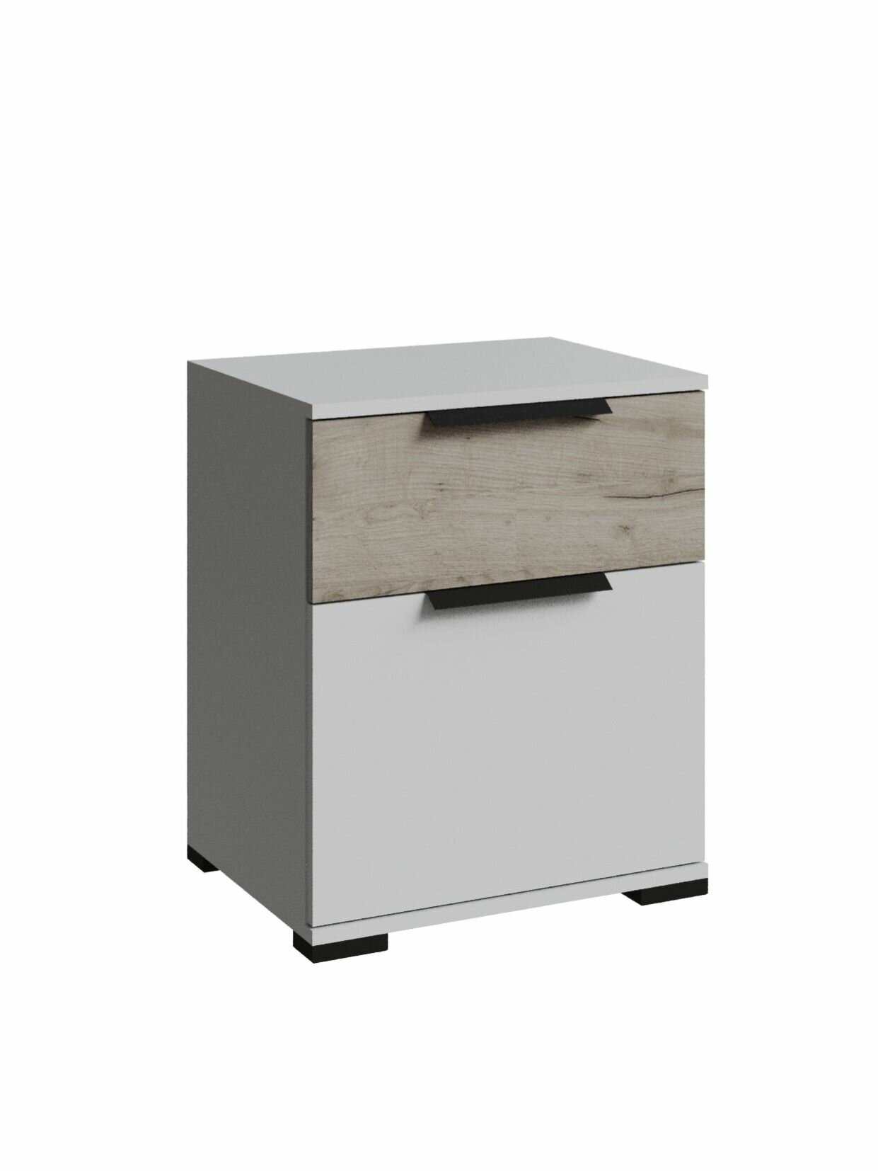 Спальня Лилль Тумба прикроватная ЛСТ-20 камень серый/дуб крафт серый (Микон)