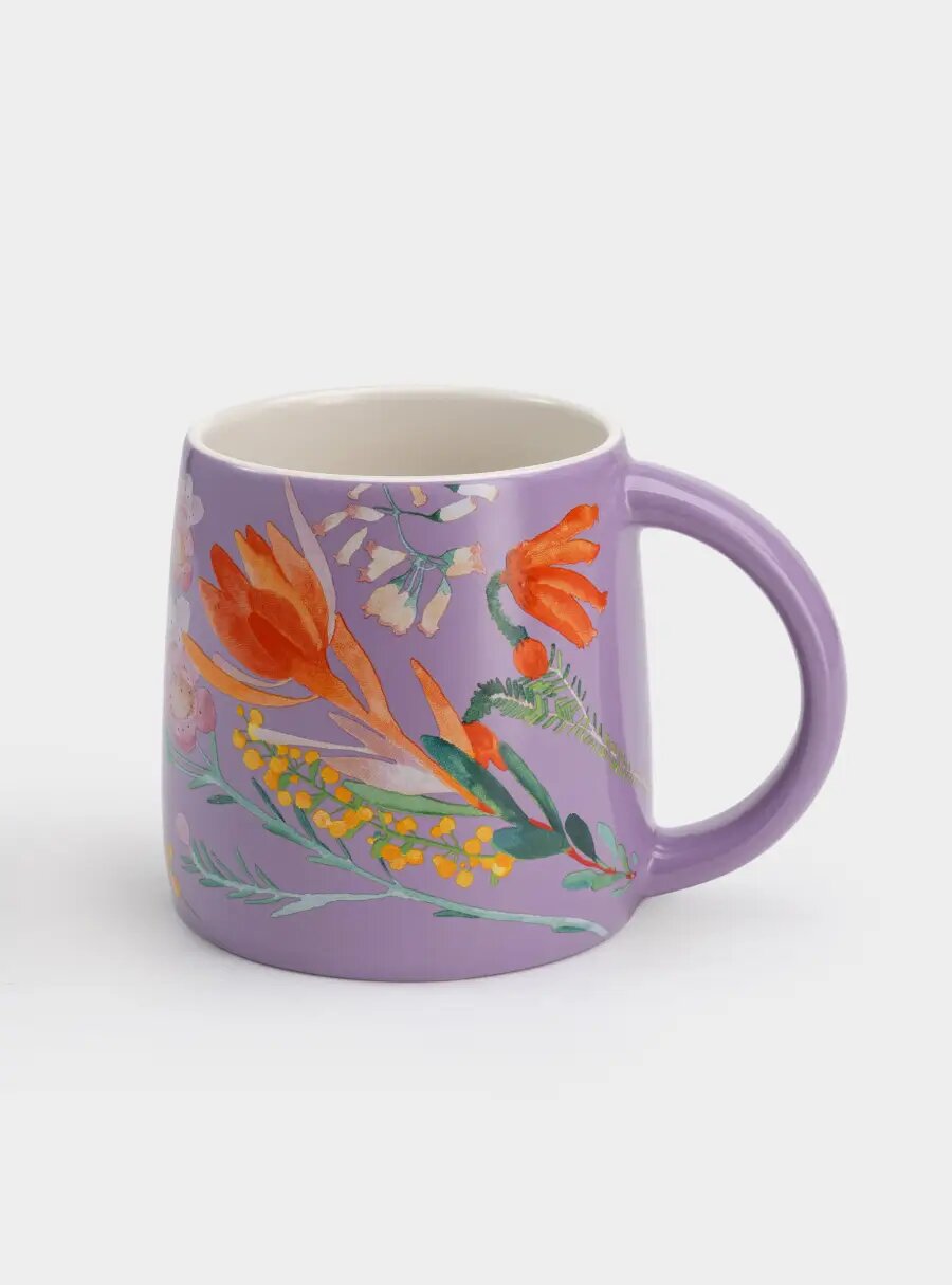 Кружка, 370 мл, лиловая, Garland