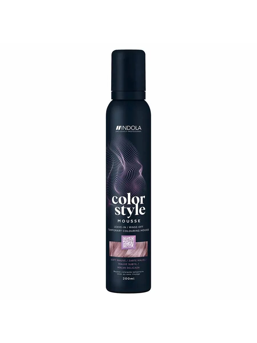 Indola Color Style Silver Lavendar Оттеночный мусс для волос 200мл
