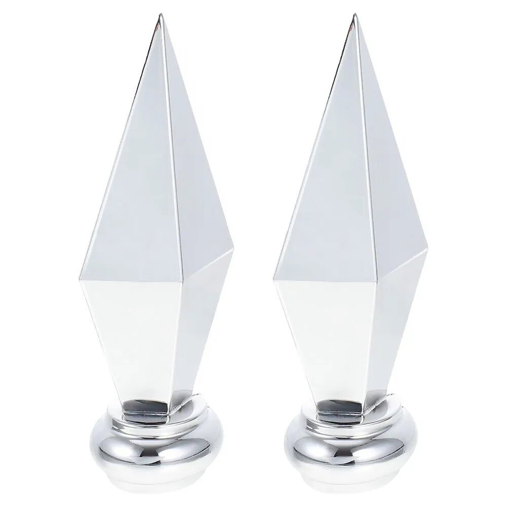 Наконечник для флагштока из алюминиевого сплава, серебристый, 2 шт, для сада