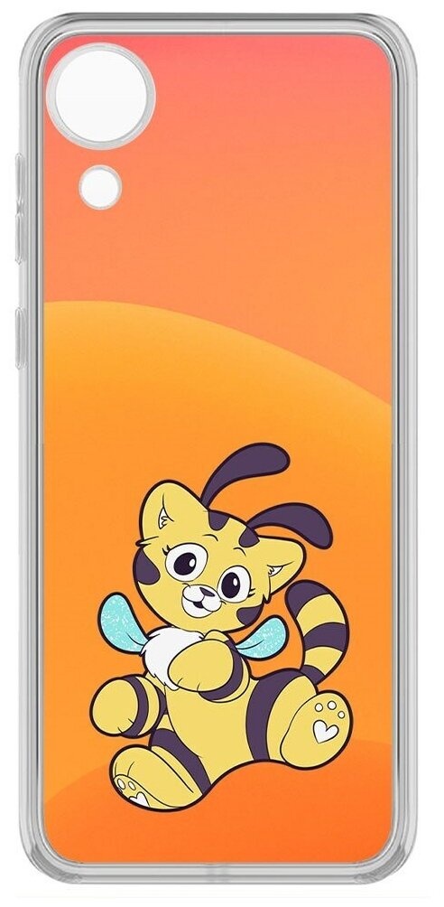 Чехол-накладка / чехол для телефона / Krutoff Clear Case Хаги Ваги - Кошка-Пчёлка для Samsung Galaxy A03 Core (A032)