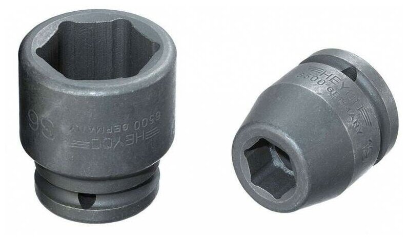Головка торцевая ударная шестигранная 46 мм фосфатированная 63 мм HEYCO HE-06500004636