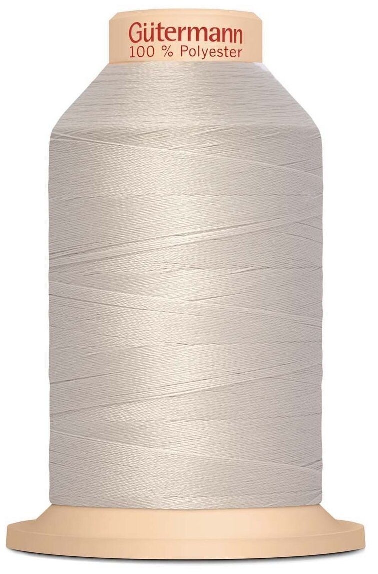 14 Нить Tera 180/2000 м оверлочная, 100% полиэстер Gutermann 735884 (008 суровый)