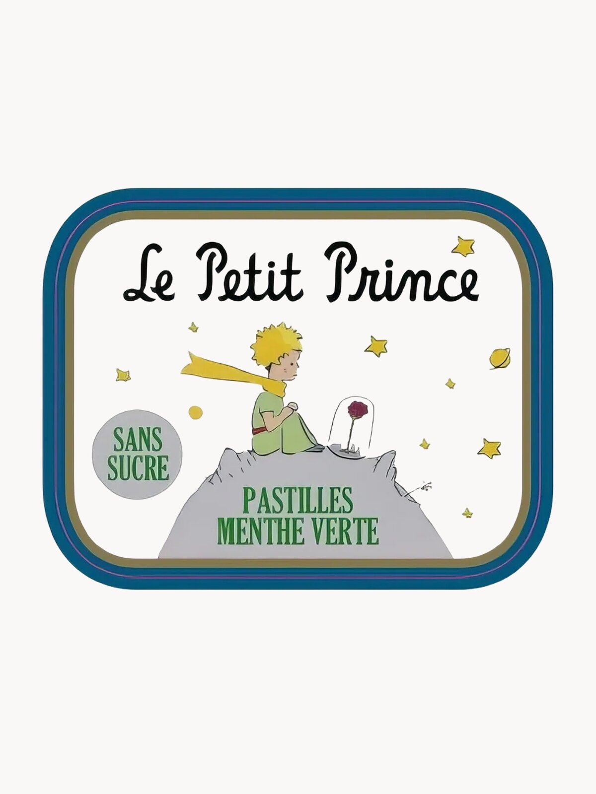 Леденцы без сахара "Маленький принц" свежая мята 10гр Rendez Vous/ Франция