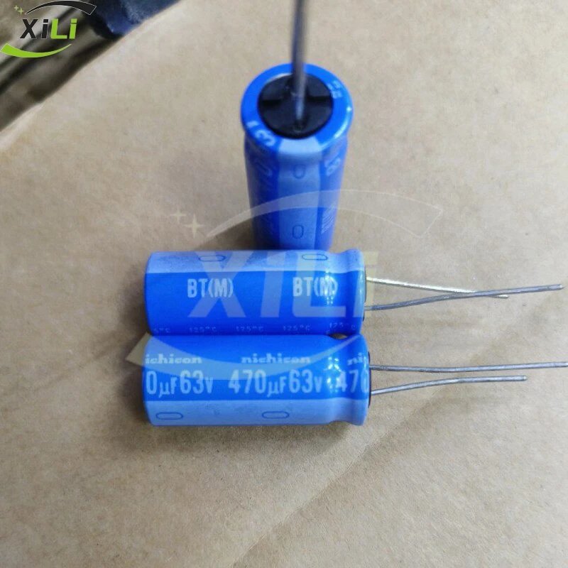 20 шт, электролитические конденсаторы Nichicon 63V 470uF, термостойкие, серия BT