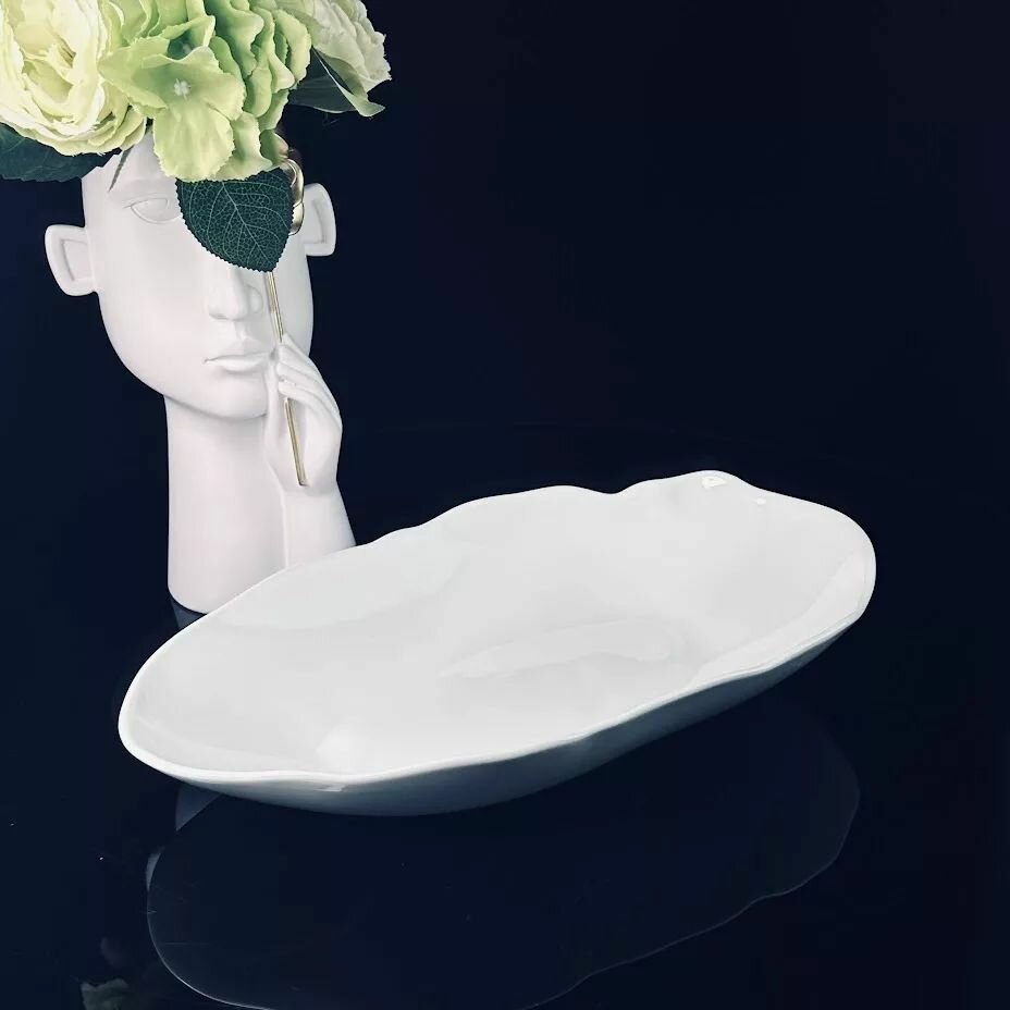 Блюдо сервировочное для рыбы BIANCO 35,5 см Lenardi, для подачи блюд и сервировки стола