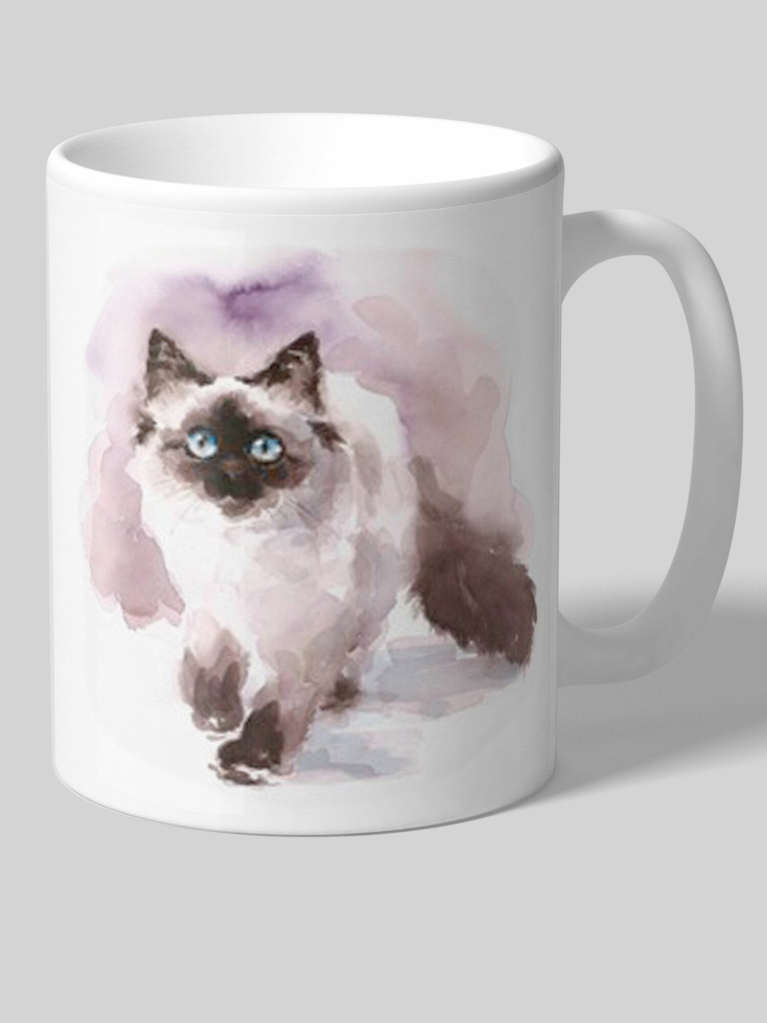 Кружка cooperative.moscow " Рэгдолл " ( Рэгдолл , кружка с Рэгдолл , кружка Рэгдолл , Рэгдолл кружка , кошатник, кошколюб, кошка, кот, подарок с любовью, друг человека ) , 330 мл, 1 шт