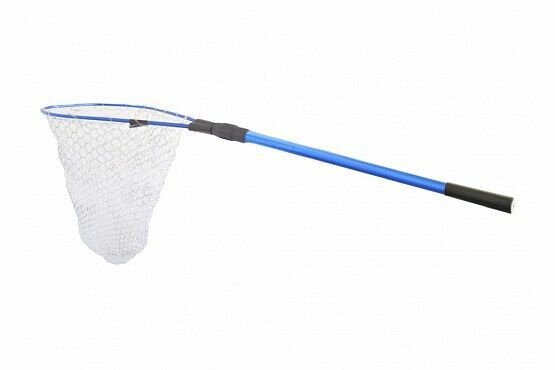 Подсачек Mottomo 2.10м р-р XL (60 х 42 х 60см), цв. синий, 2 секции, с чехлом