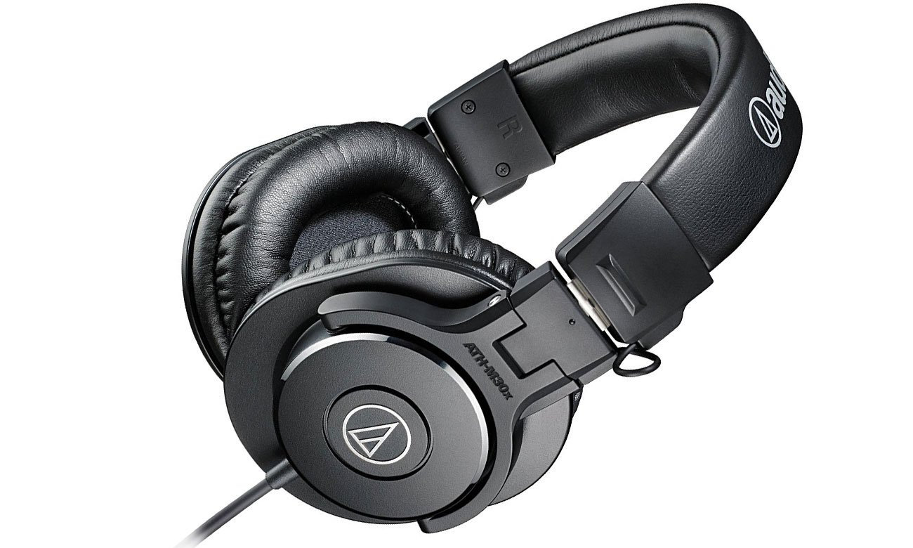 Наушники Audio-Technica ATH-M30x, mini jack 3.5 mm, черный антрацит
