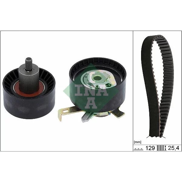 Ремнь ГРМ ремкомплект для автомобиля, INA 530 0066 10 (1 шт.)
