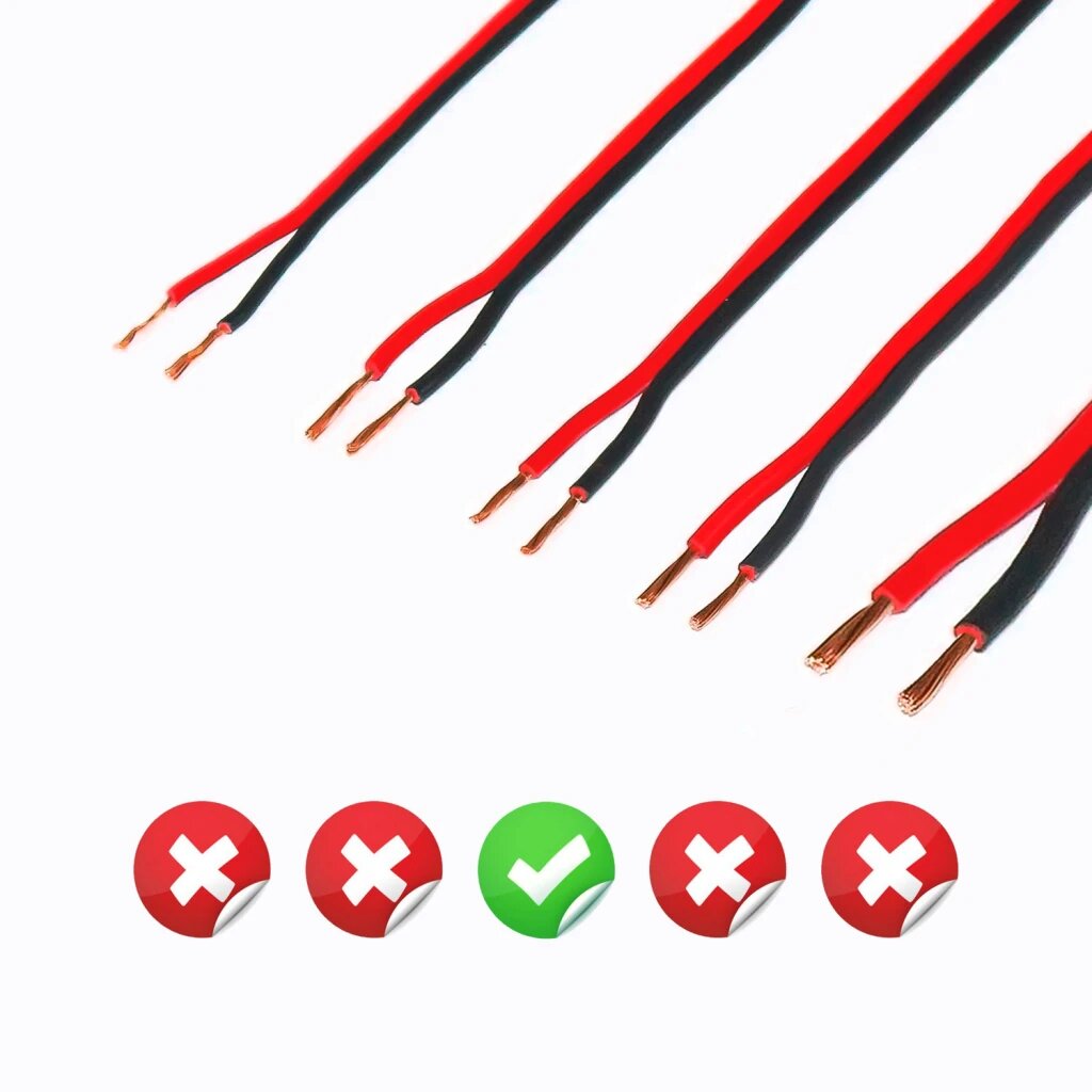 Провод электропроводки 1,0 мм двойной (10 м) "SLON"