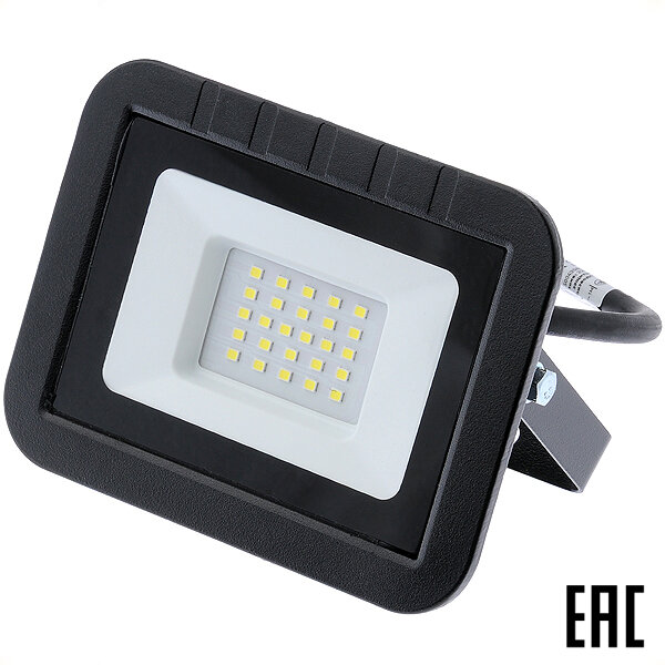 Прожектор Б0043589 LPR-061-0-65K-020 220В 20Вт 6500К 1900Лм светодиодный IP65 ЭРА (2 шт. в комплекте)