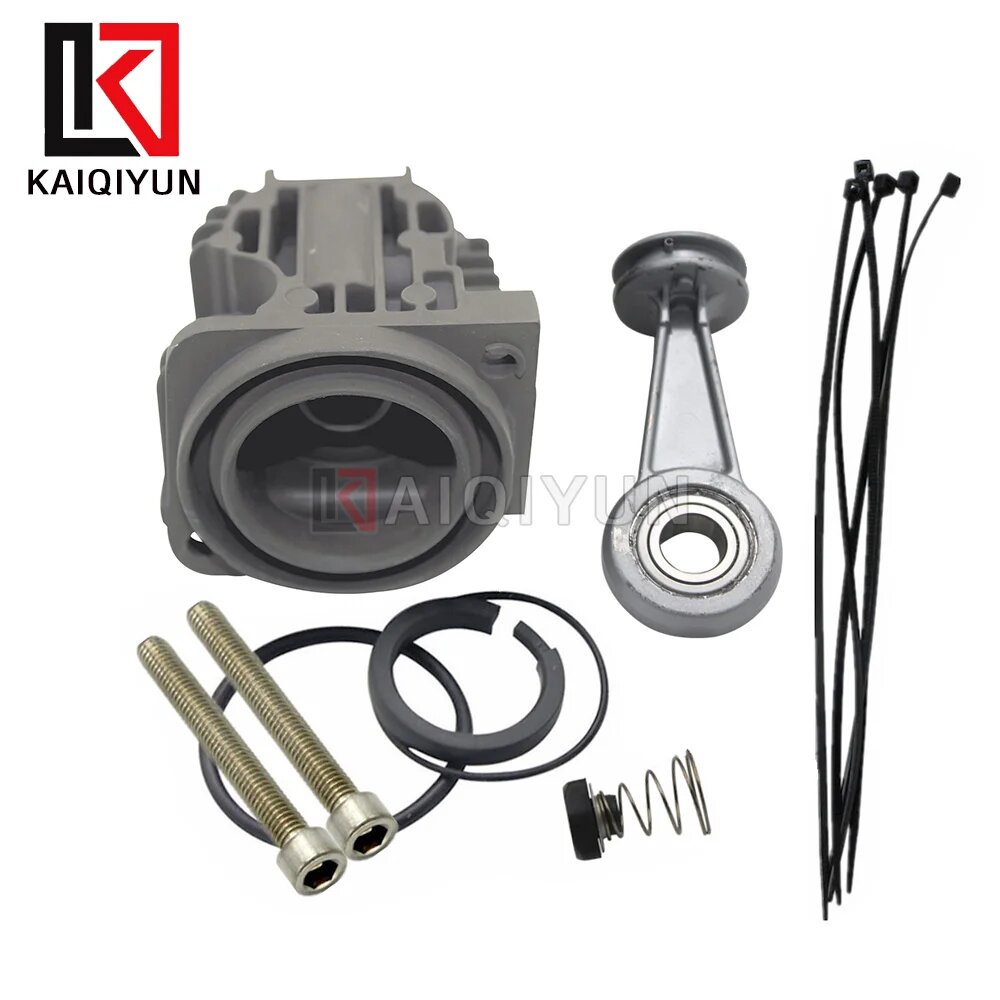 Для VW Touareg Porsche Cayenne Для Audi Q7 A6 C6 Воздушная подвеска Компрессорный насос Уплотнение Ремкомплект Головка блока цилиндров Поршневой кольцевой стержень For A6C6 Q7