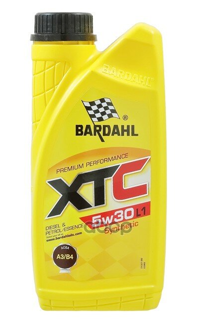 5W30 XTC L1 A3/B4 1L (синт. моторное масло) Bardahl арт. 35711