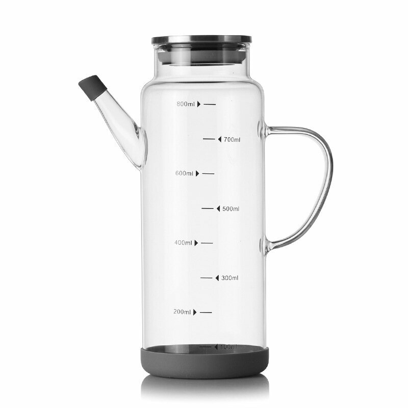 Стеклянная масленка, непротекающая масляная бутылка, кухонная, домашняя, без капель, большая масляная банка, большая емкость, бутылка для приправ, соевого соуса, уксуса