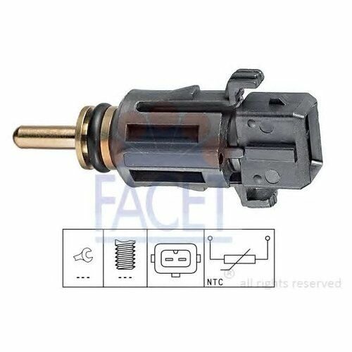 Датчик температуры охлаждающей жидкости Facet 73279 для BMW 1 серия E81, E82, E87, E88, F20, F21, 3 серия E46, E90, E91, E92, F30, F80, F31,