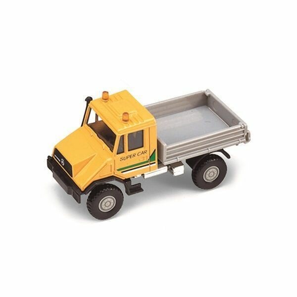 Игрушечная машинка Welly "Mercedes-Benz Unimog", коллекционная, пластик/металл, масштаб 1:32
