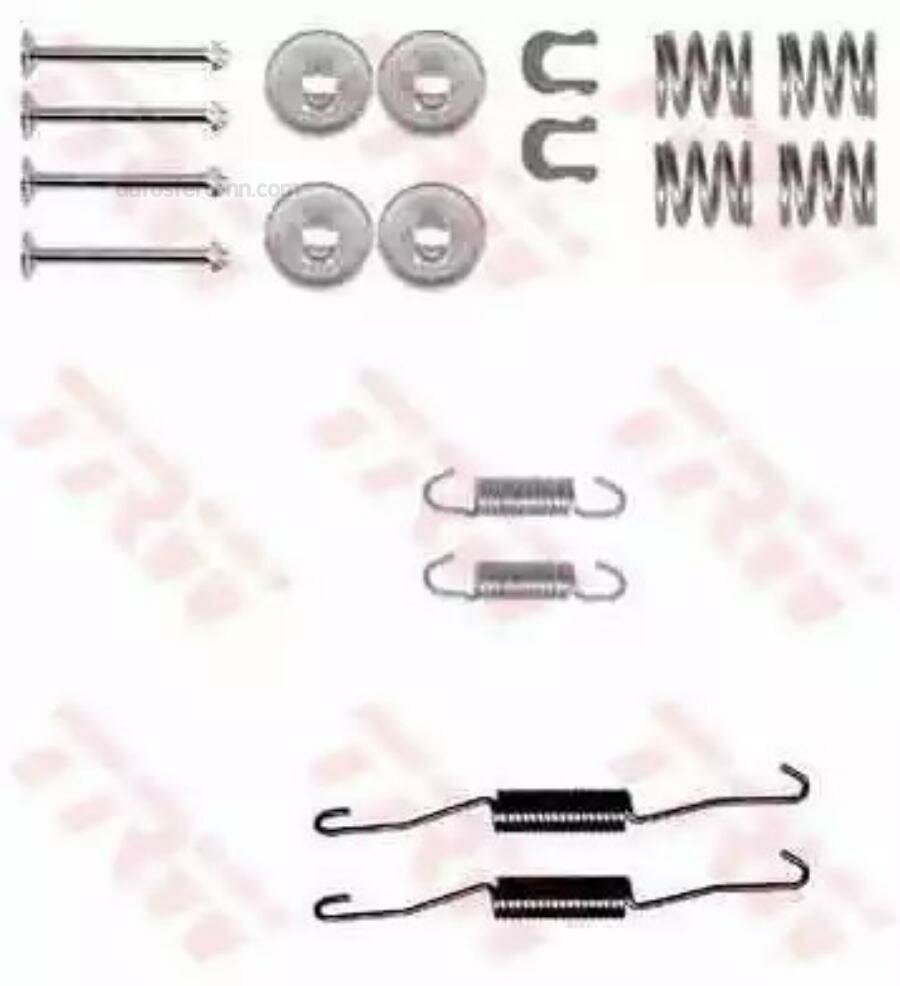 TRW SFK312 Пружинки тормозных колодок TOYOTA: CELICA 99-, YARIS 99-, YARIS VERSO 99-