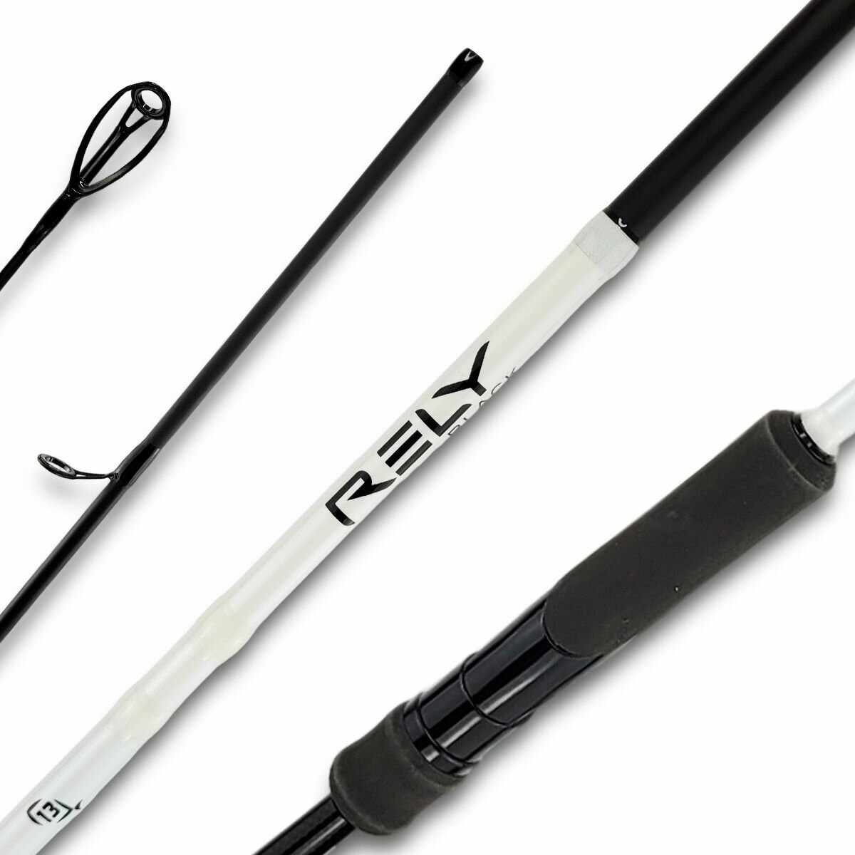 Спиннинг для рыбалки 13 Fishing RELY RS80M2 2.44м, (8'0", тест от 10 до 30гр) 2sec