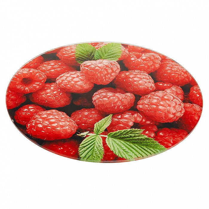 Блюдо для сервировки Zeraks ДВ5-003 вращающееся из термостойкого стекла, 32 см