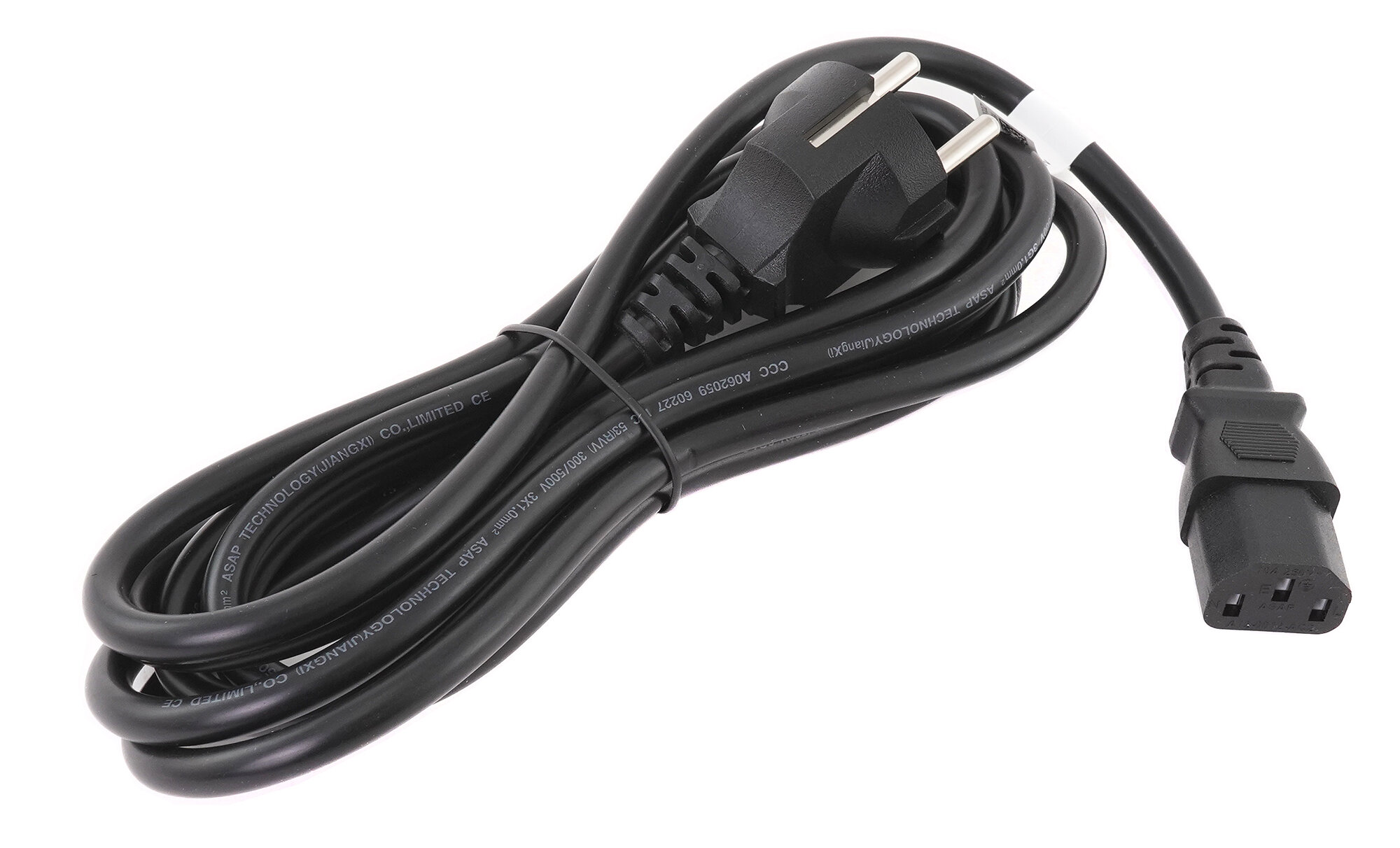 Кабель питания для системного блока компьютера IEC 320 C13 - CEE 7/7, PC-186-VDE (3м)