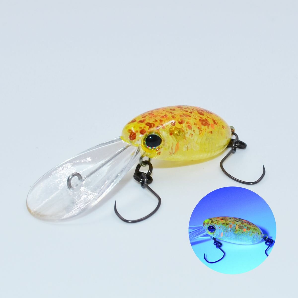 Воблеры - HMKL Crank inch DR 25 SS #Clear Orange Kidney