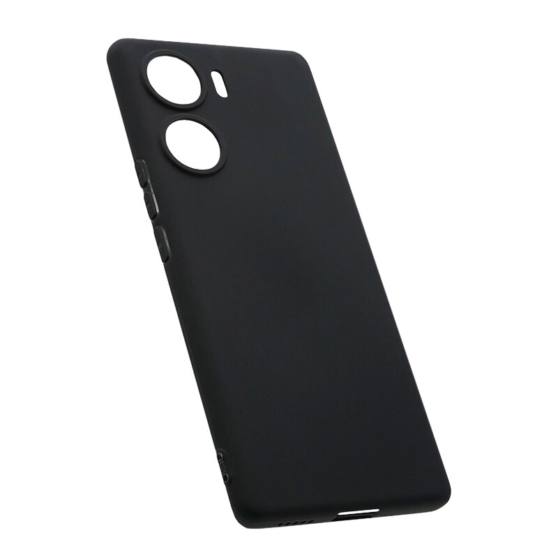 Силиконовый чехол TPU Case матовый для Vivo V29e (4G) черный